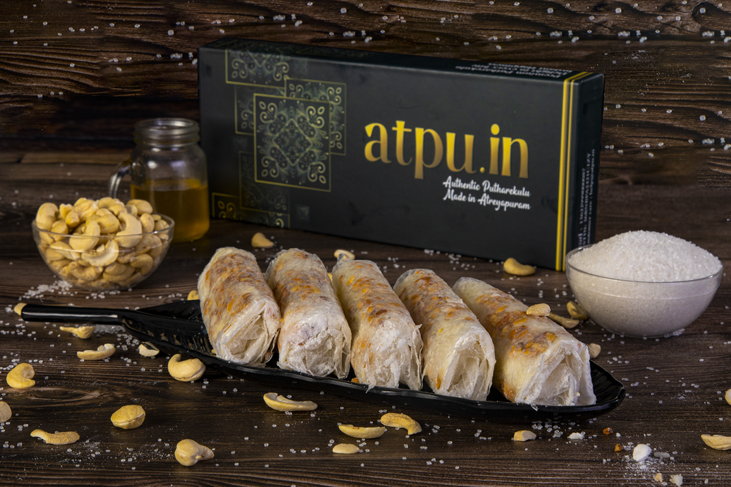 Traditional and Tasty Indian Sweet Papersweet Pootharekulu | ATPU